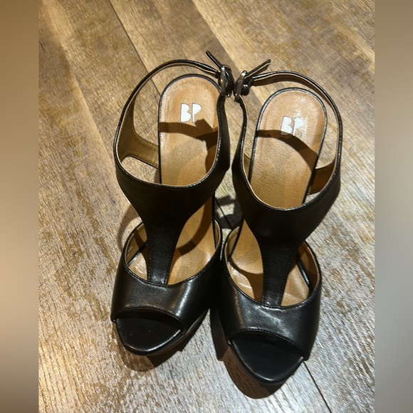 bp | Shoes | Bp Wedges Black Like Newsize 6 | Poshmark